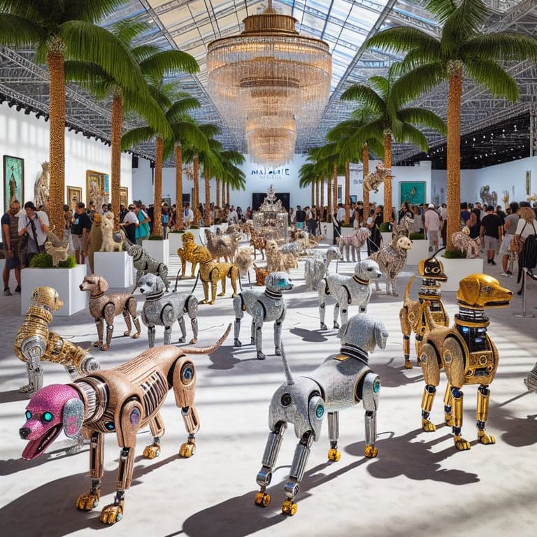 Beeple Unleashes Bizarre Billionaire Robot Dogs at Art Basel Miami 2025 ...